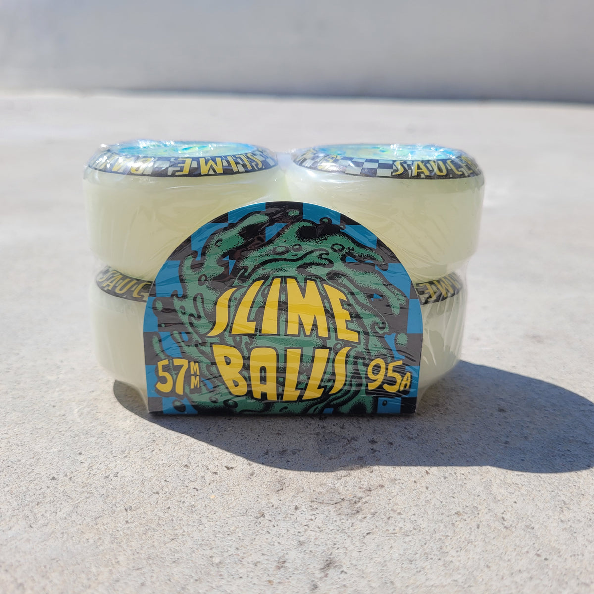 Slime Balls Saucers 95a Skateboard Wheels 57mm – Head Rock Skate Shop